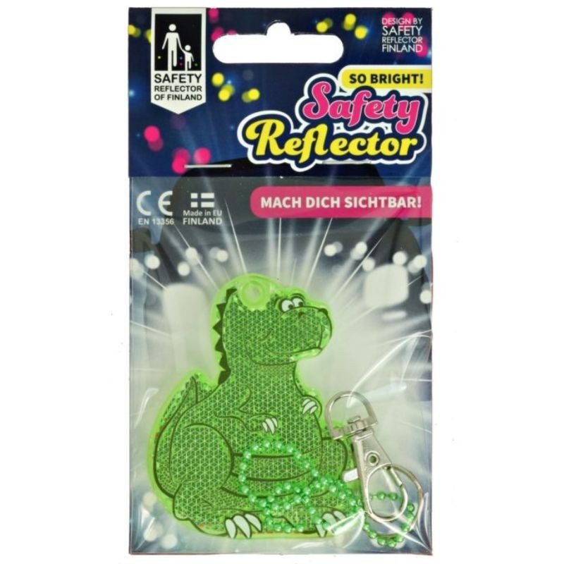 Reflektor Grüner T-Rex von Safety Reflector of Finland
