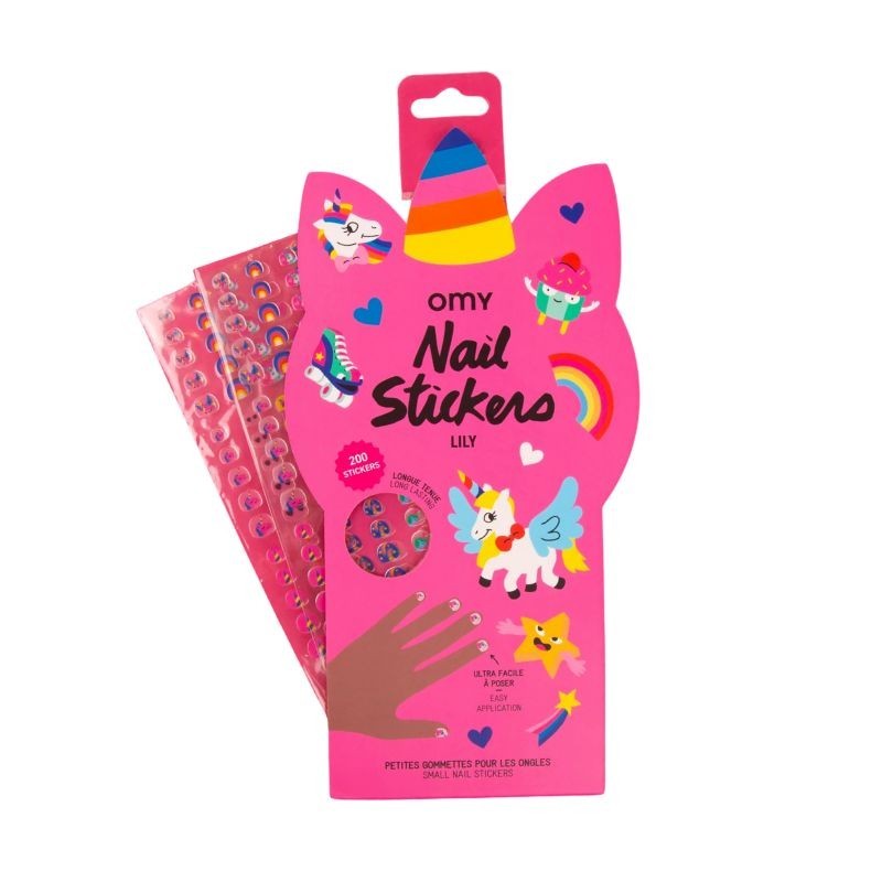 Nagelsticker Einhorn Lily von Omy