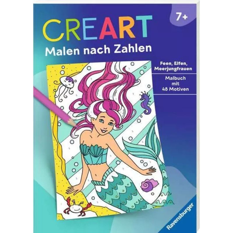 Malen nach Zahlen Feen, Elfen, Meerjungfrauen