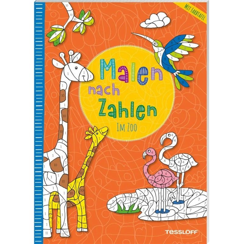 Malen nach Zahlen Im Zoo